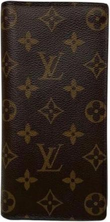 Louis Vuitton unisex, Pre-owned, Brun, Taille: ONE Size Portefeuille en toile Pre-owned