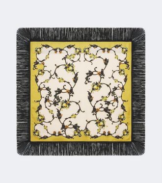La DoubleJ Foulard Buttercup en soie r&eacute;versible