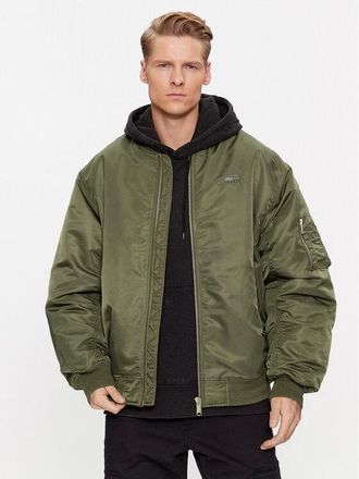Tommy Jeans Bomberjacke Authentic DM0DM17660 Gr&uuml;n Relaxed Fit