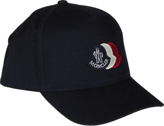 Moncler unisex, Accessoires, Bleu, Taille: L Cappello Baseball