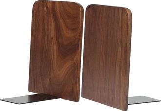 Valiclud 2stücke Dekorative Buchstützen Aus Holz Und Robuste Buchhalter Für Schreibtisch Und Regal Vielseitige Ordnungshilfe Für Bücher Dokumente Und CDs rutsc