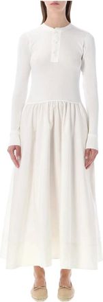 Ralph Lauren Femme, Robes, Blanc, Taille: 40 FR Henley Dress