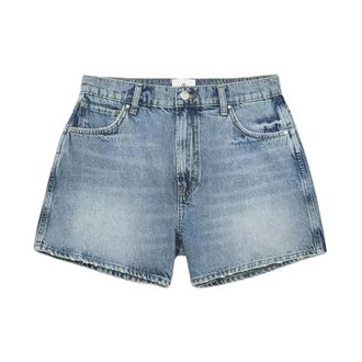 Anine Bing High-Waisted Denim Shorts - - Shorts - Damen - Blau - W25