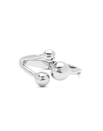 Uno De 50 UNO de 50 | Starres Armband mit drei Kugeln, versilbert in Sterlingsilber, handgefertigter Schmuck, hergestellt in Spanien, X-Large, Silber, Kein Edel