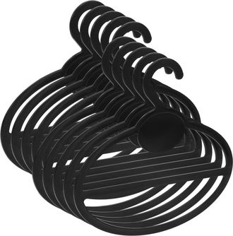 Garneck 50 St&uuml;ck Runde Schalaufh&auml;nger Organizer Aus Langlebigem Material Mit Rutschfestem Design F&uuml;r Kleiderschrank Und Handtuchhalter Zur &Uuml;bersichtlichen Auf