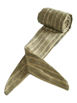 Ziggy Chen Gestreifter Schal - Nude