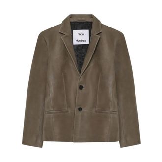 Won Hundred Homme, Vestes, Brun, Taille: M Oliver Blazer