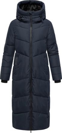 Marikoo Damen Steppmantel Firella mit Kapuze & Zwei-Wege-Reißverschluss