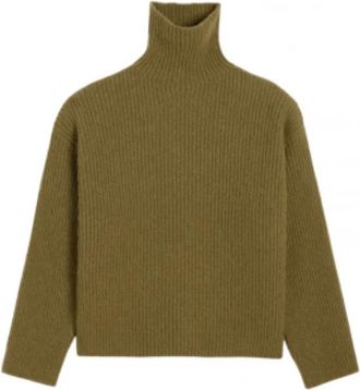 Ami Homme, Pulls, Vert, Taille: 2XS Coqueline Turtleneck