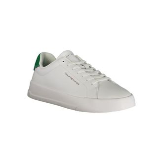 Tommy Hilfiger Leather & Polyurethane Sneaker - White