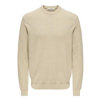 Only & Sons Only & Sons, Herren, Strickwaren, Beige, XLGr&ouml;&szlig;e