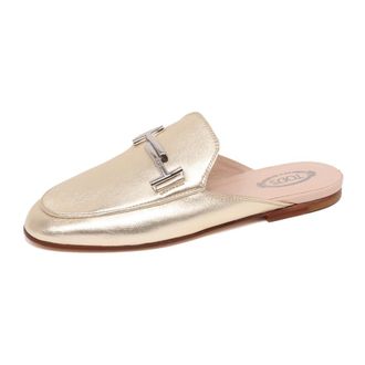 Tod's Hellgoldener verblichener Schuh in blassgold - - Shoes - Damen - Gelb - 36 EU