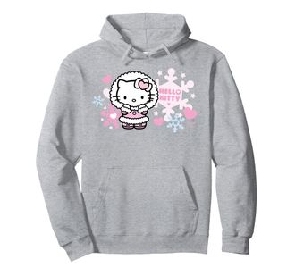 Hello Kitty Charmmy Love Hearts Winter-Valentinstag-Klassiker Pullover Hoodie