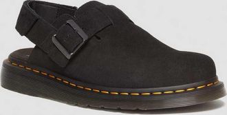 Dr. Martens Suède Jorge II Wildleder Mules in Schwarz, Größe: 36