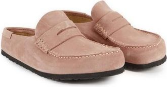 Birkenstock Mules Naples en cuir su&eacute;d&eacute;