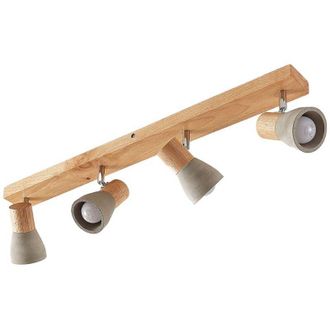 Lindby Spot en b&eacute;ton &agrave; intensit&eacute; variable Filiz en pierre pour chambre &agrave; coucher