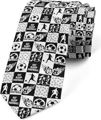 Generic Cravate Pour Hommes Noir Et Blanc &Eacute;troit Cravates Tendance Cravates Homme Pour C&eacute;l&eacute;brations Mariage Affaires