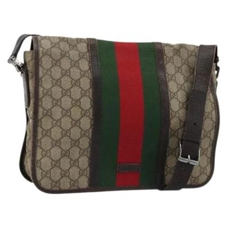 Gucci Pre-owned Vintage GG Canvas Shoulder Bag - Femme - Pre-owned - Beige - Taille: ONE Size