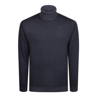 Daniele Fiesoli Rollkragenpullover - - Knitwear - Herren - Blau - 2XL