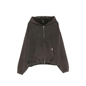 Represent Initial Zip-up Cotton Hoodie