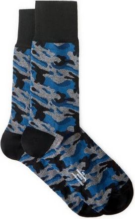 Au Printemps Paris Chaussettes motif militaire