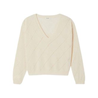 American Vintage Damen, Strickwaren, Beige, SGr&ouml;&szlig;e