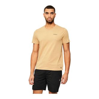 Ralph Lauren Rundhals-T-Shirt - - Tops - Herren - Braun - 2XL