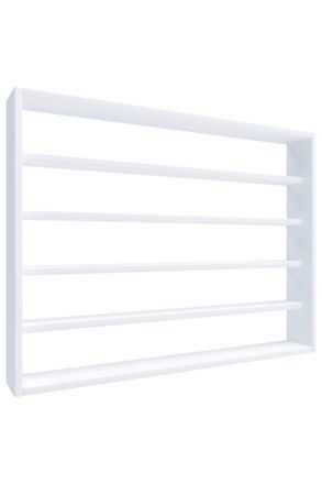 MID.YOU Mid.you Wandregal Osado, Wei&szlig;, Holzwerkstoff, 4 F&auml;cher, 80x60x10 cm, h&auml;ngend, K&uuml;chen, K&uuml;chenm&ouml;bel, K&uuml;chenregale