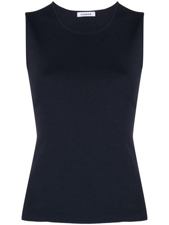 P.A.R.O.S.H. débardeur à col rond - Bleu