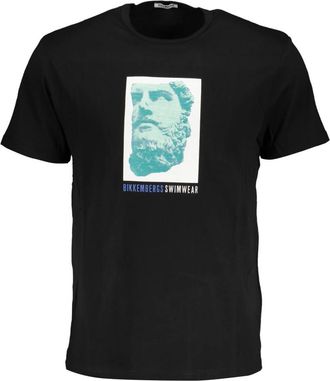 Dirk Bikkembergs Homme, Tops, Noir, Taille: M Short Sleeve T-Shirt