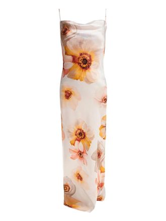 Sleep No More robe-nuisette &agrave; fleurs - Tons neutres