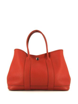 Herm&egrave;s sac cabas Garden Party (2013) - Rouge