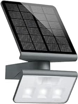 Steinel LED Solarleuchte XSolar L-S ONE anthrazit, Wandlampe, Bewegungsmelder, Nachtlicht, Gartenlampe Solar, 3000 mAh Akku