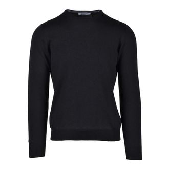 Gran Sasso Leinen Baumwolle Strickpullover - - Knitwear - Herren - Schwarzk - 3XL
