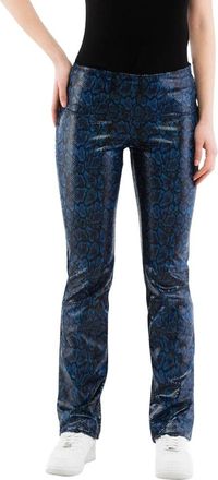 Moschino Femme, Pantalons, Bleu, Taille: 36 FR Pantalons