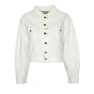 Replay Kurze Jacke mit spitzem Kragen - - Jackets - Damen - Wei&szlig; - M