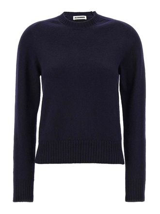Jil Sander Pull Col Rond - Bleu
