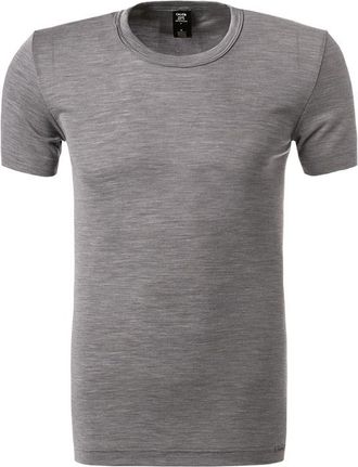 CALIDA Herren T-Shirt grau Seide unifarben