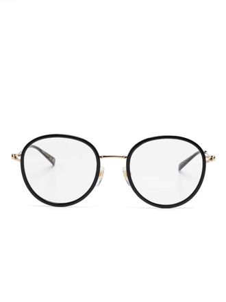 Gucci lunettes de vue à monture ronde - Noir