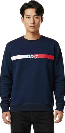 Tommy Jeans Sweatshirt f&uuml;r Herren/Damen Unisex, Regul&auml;r (Nachtmarine)