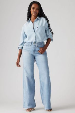 Levi's Jean 318 Galbant Wide Leg - Femme - Bleu / Tall Glass Of Water - 25X30
