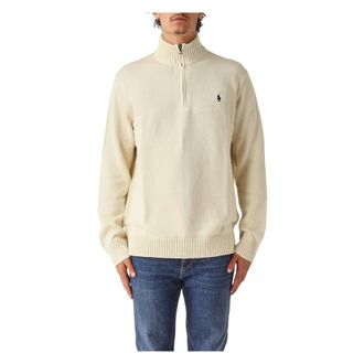 Polo Ralph Lauren Homme, Pulls, Beige, Taille: XL Pull ras du cou &agrave; col roul&eacute;