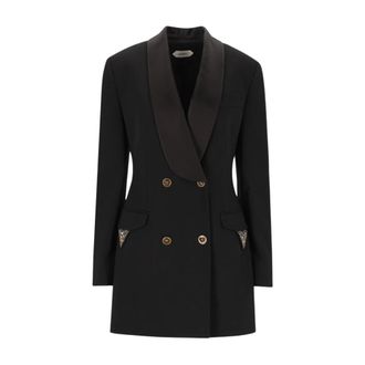 Versace Wollblazer - - Dresses - Damen - Schwarzk - M