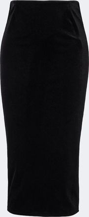 MUGLER Bleistiftrock aus Samt