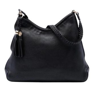Gucci Sac bandouli&egrave;re Marrakech Pre-owned - Femme - Pre-owned - Noir - Taille: ONE Size