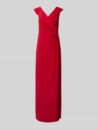 Lauren Ralph Lauren Abendkleid mit Knotendetail Modell LEONIDAS