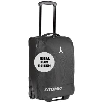 Atomic Cabin Trolley Schwarz - Handgepäck-Koffer - Großes Hauptfach mit Netztaschen & Fronttasche - Leichtlauf-Rollen - Gepolsterte Griffe - Wasser- & schmut