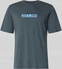 Jack & Jones Regular Fit T-Shirt mit Logo-Print Modell Munk