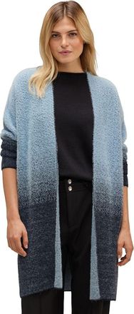 Street One Damen A253691 Strickjacke Lang, deep Blue, 38