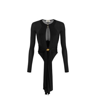Elisabetta Franchi Damen, Oberteile, Schwarzk, XLGr&ouml;&szlig;e